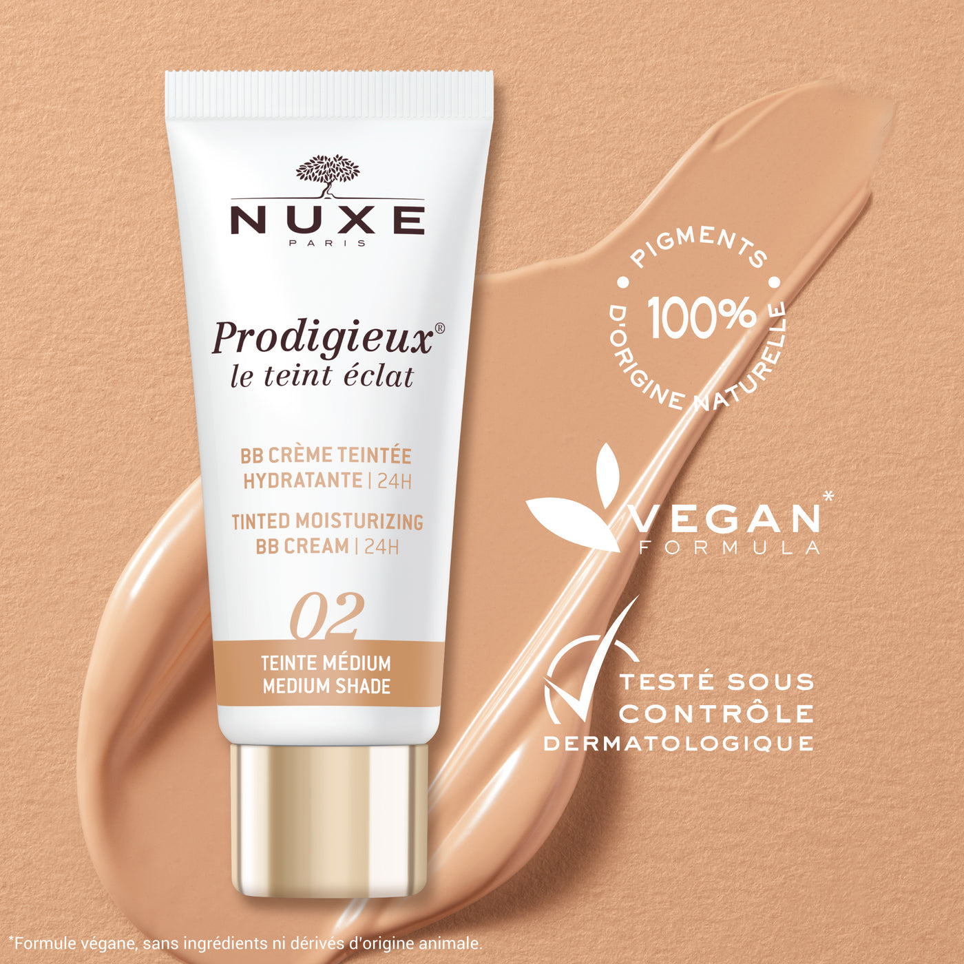 Les soins Prodigieux® | BB crème perfectrice de peau teinte medium | NUXE